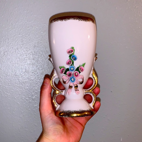 Lefton | Art | Vintage Lefton Hand Painted Pink Ladies Hands Porcelain ...